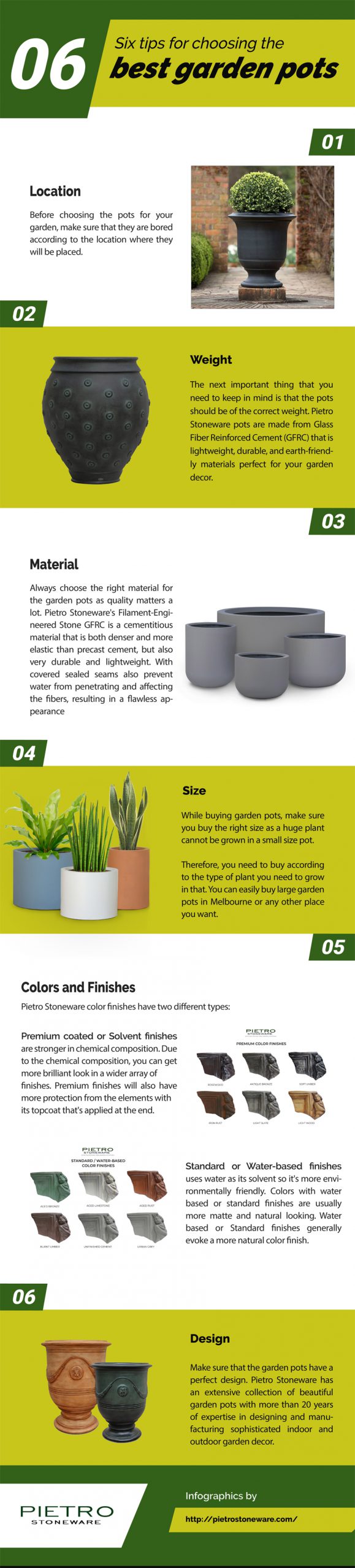 Six Tips For Choosing The Best Garden Pots | pietrostoneware